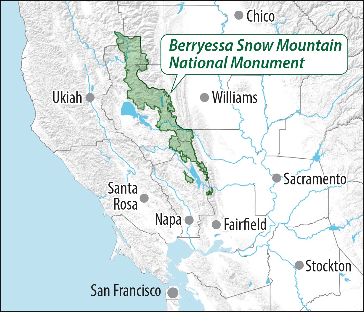 Discover the Berryessa Snow Mountain National Monument